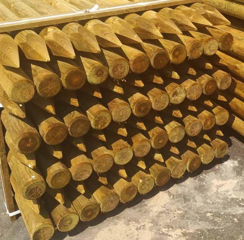 60 mm Rounded Poles – Full Pack supply Ireland & UK
